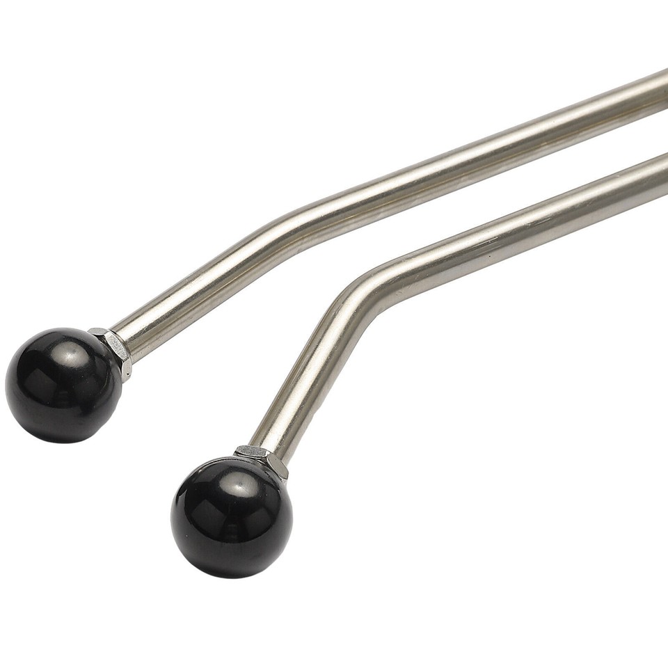 NP205GM8 Transfer Case Shifter For NP205 GM Stainless Twin-Stick ...