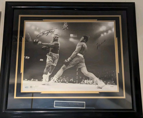 Muhammad Ali Joe Frazier Signed Framed 16x20 Online Authentics | eBay