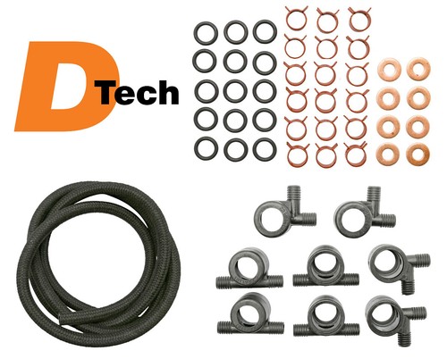 92-94 Ford/Navistar 7.3L IDI Injector Return Line Installation Kit ...