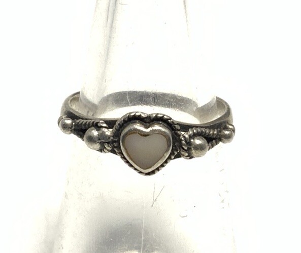 Sterling Silver 925 Southwest Mother of Pearl Ring Size 5.25 IO05 | eBay