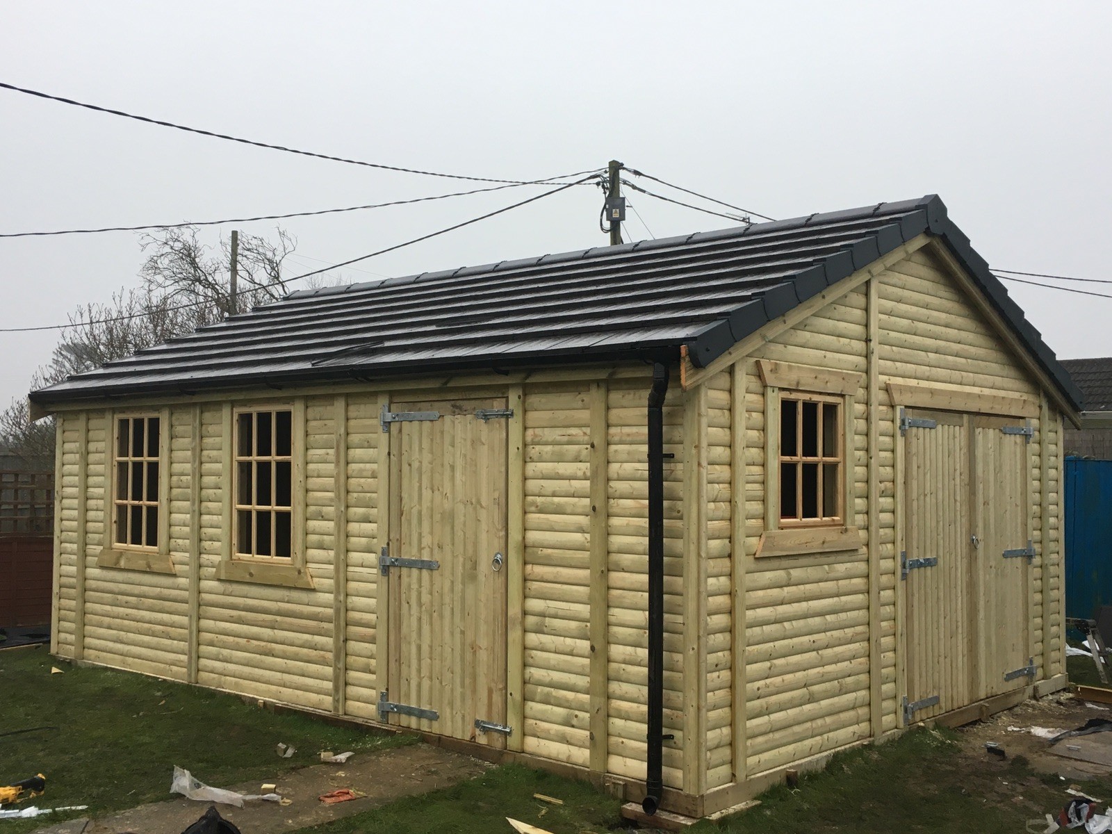 20x10 Timber Framed Outbuilding Workshop , summerhouse ,gym ,stable ...