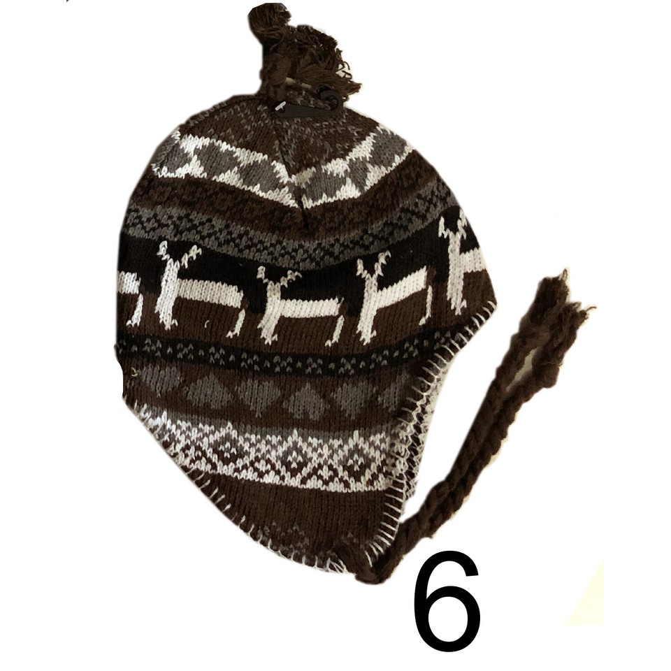 Buy 2 Get 1 Free Winter Peruvian Ear Flap Ski Hat Beanie Cap Men's ...