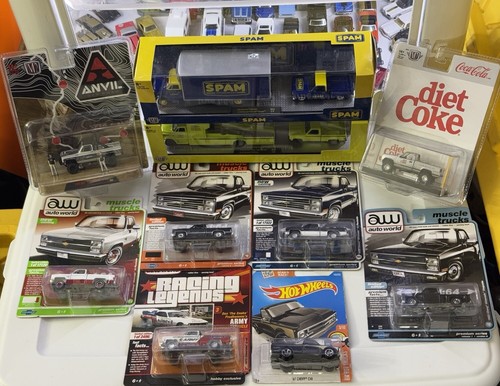 AutoWorld M2 Square Body GMC Sierra Chevrolet Silverado C/K C10 Set | eBay
