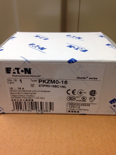 PKZM0-16 *NEW* PKZMO PKZM0 16 Circuit Breaker MOELLER/EATON | eBay