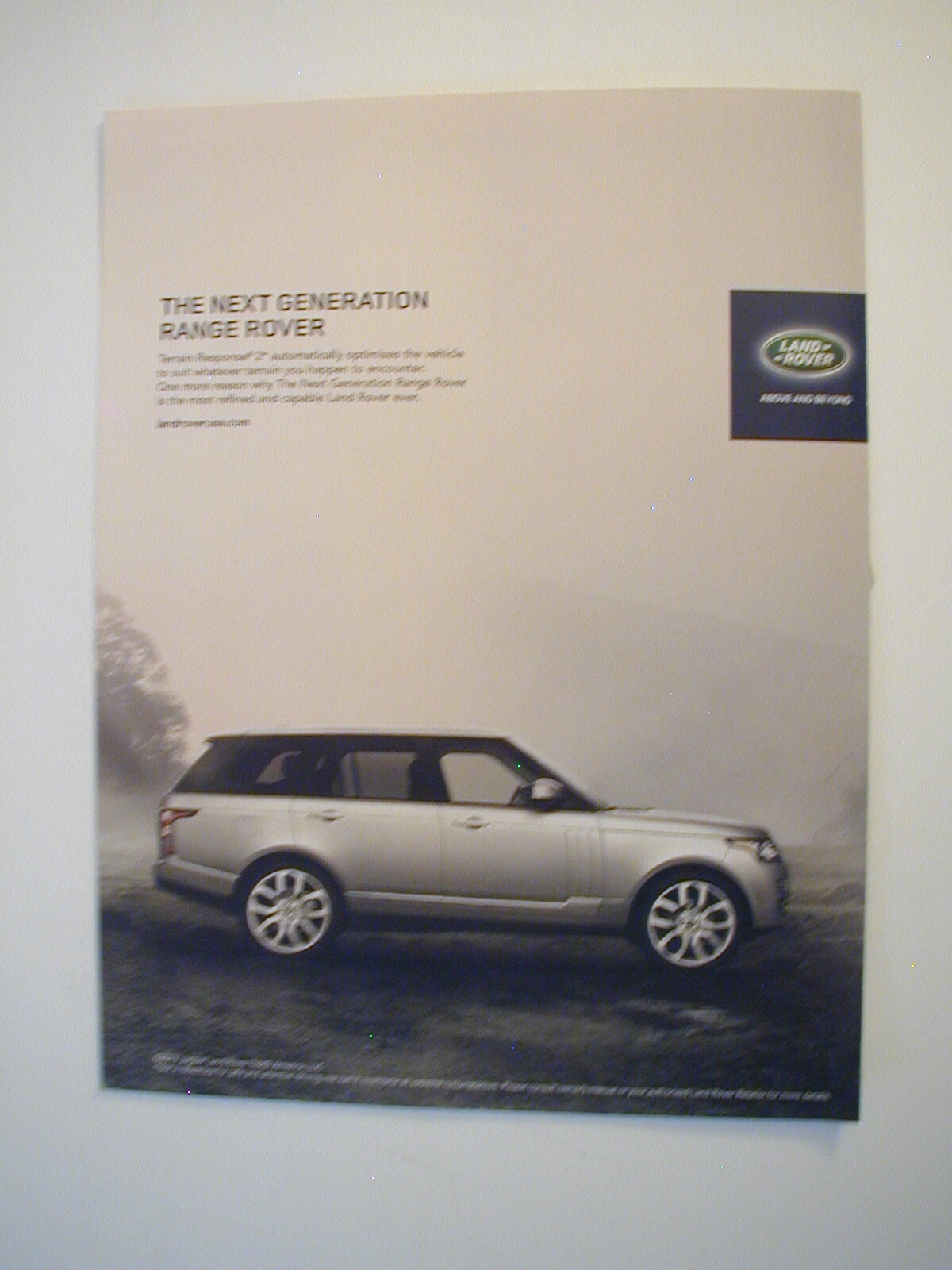 2013 Range Rover The Next Generation of Range Rover PRINT AD L059 | eBay