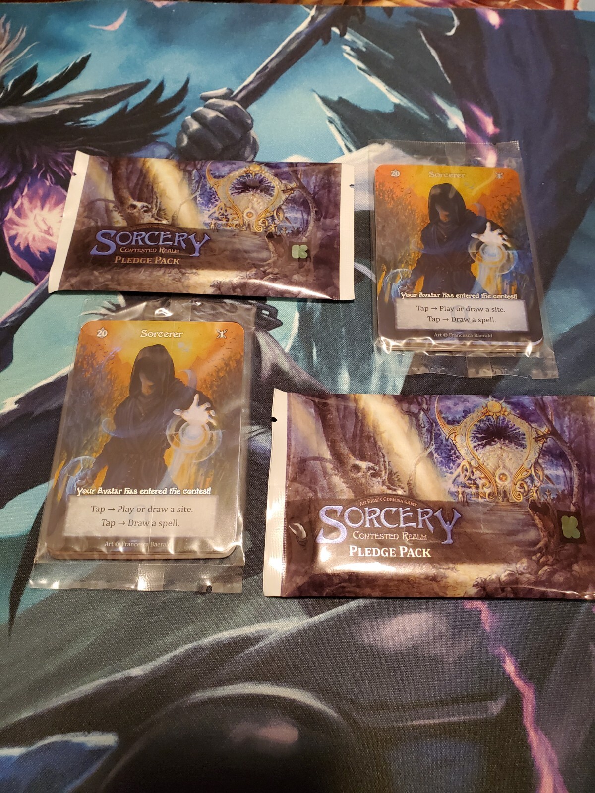 SORCERY Contested Realm TCG Alpha Kickstarter Pledge Pack BOX TOPPER ...