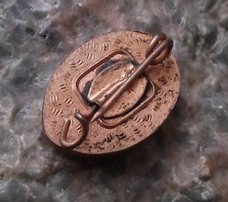 East Germany DDR Military Crossed Rifles Compass Motif Army Uniform Pin ...