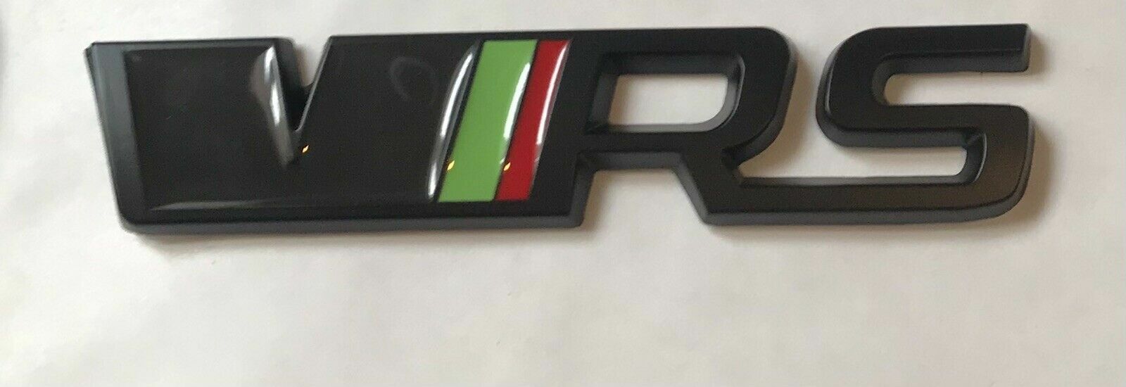 NEW SET VRS Front Grill BADGE + TRUNK BADGE SET 3D Black Metal EMBLEM ...