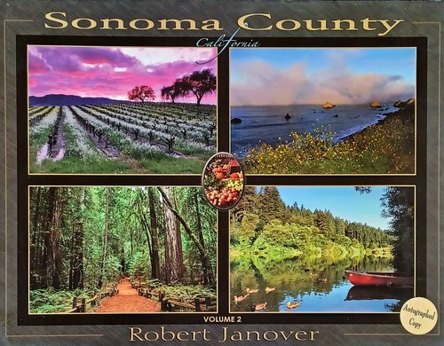 SONOMA COUNTY CALIFORNIA - ROBERT JANOVER -VOL. 2 - HARDBACK + DJ ...