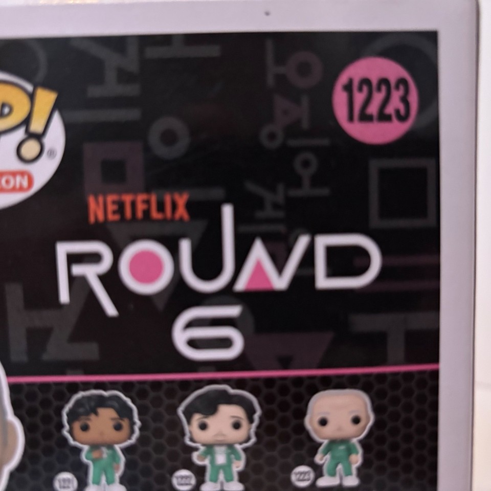 SUPER RARE🔥 Funko Pop Round 6 (or squid game) PLAYER 001 OH-IL-NAM ...