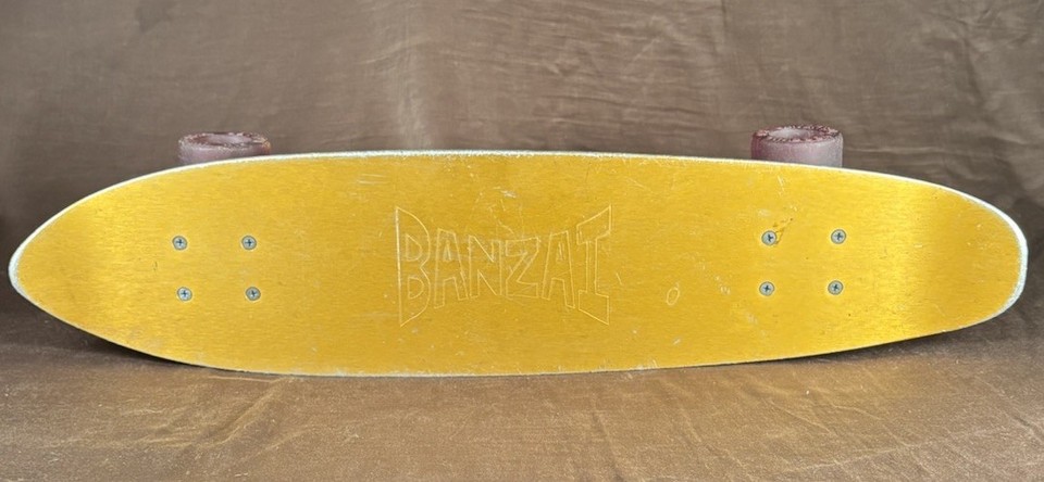 Banzai Skateboard All Original From The 70s Extremely Rare Copper Color ...