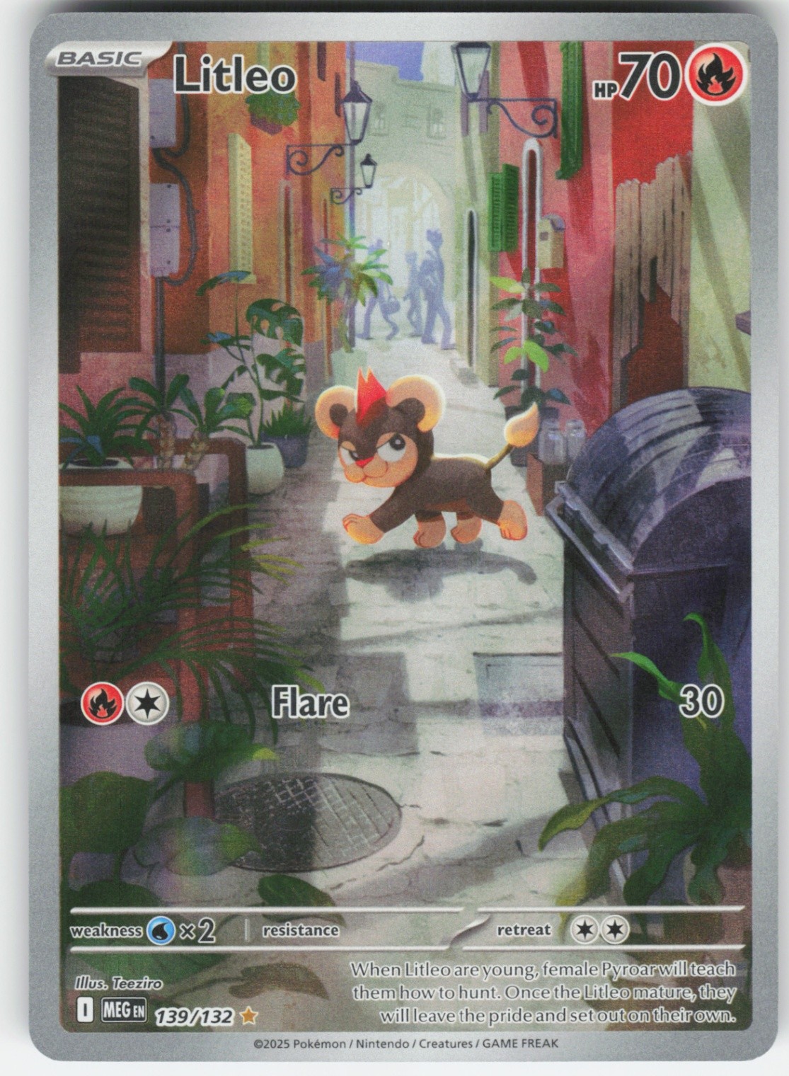 Litleo 2025 Mega Evolution #139/132 Illustration Rare Price Guide ...