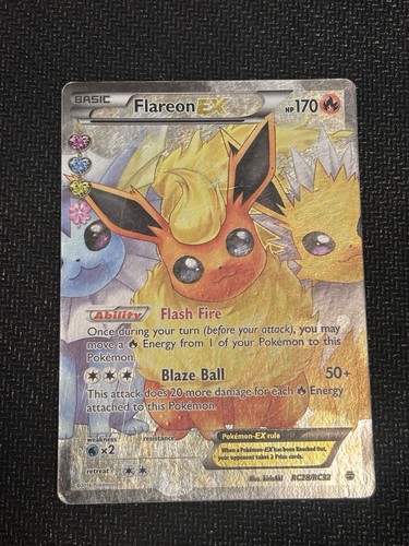 Flareon EX (Full Art) RC28-32 Generations: Radiant Collection Holo | eBay
