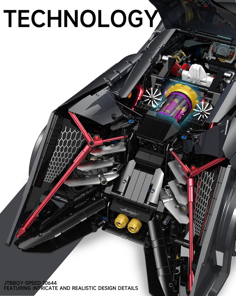 1:8 Supercar Model Kit for Adults - 2884 Pcs Collectible Display Set | eBay