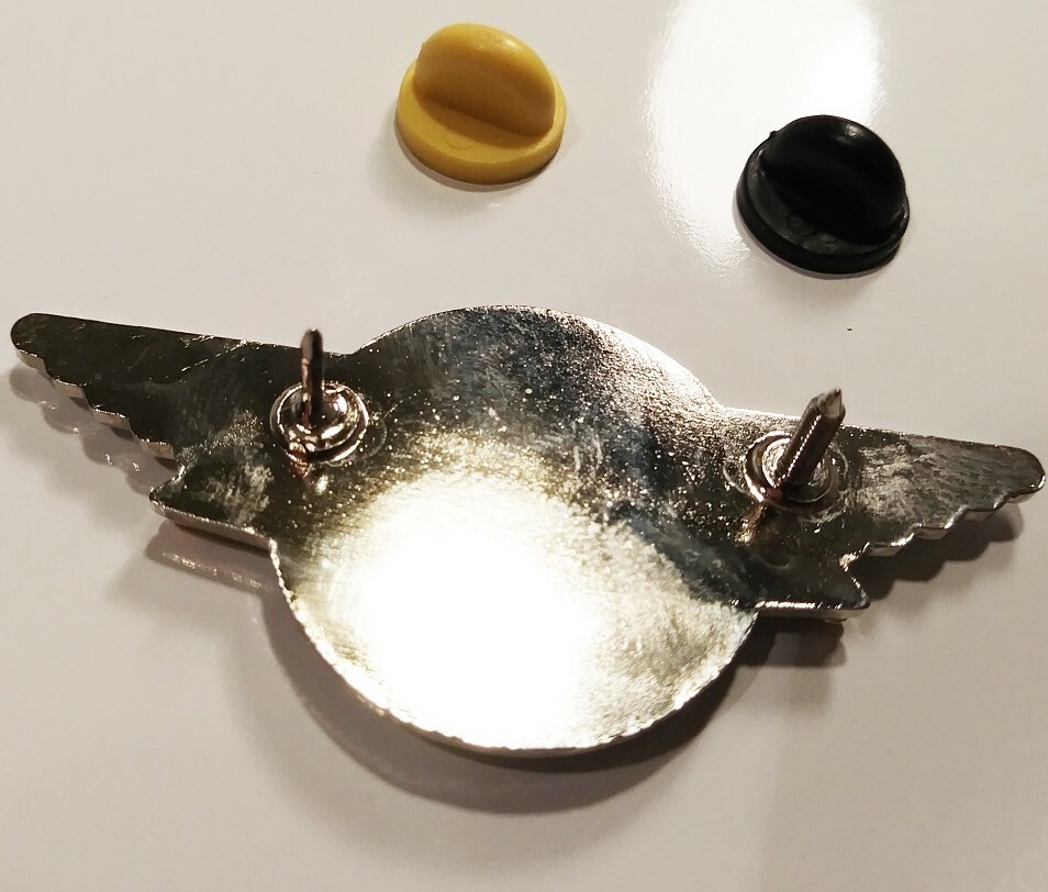 Robin Trower METAL PIN Blue Stratmaster Guitar Logo Jimi Hendrix Rare ...