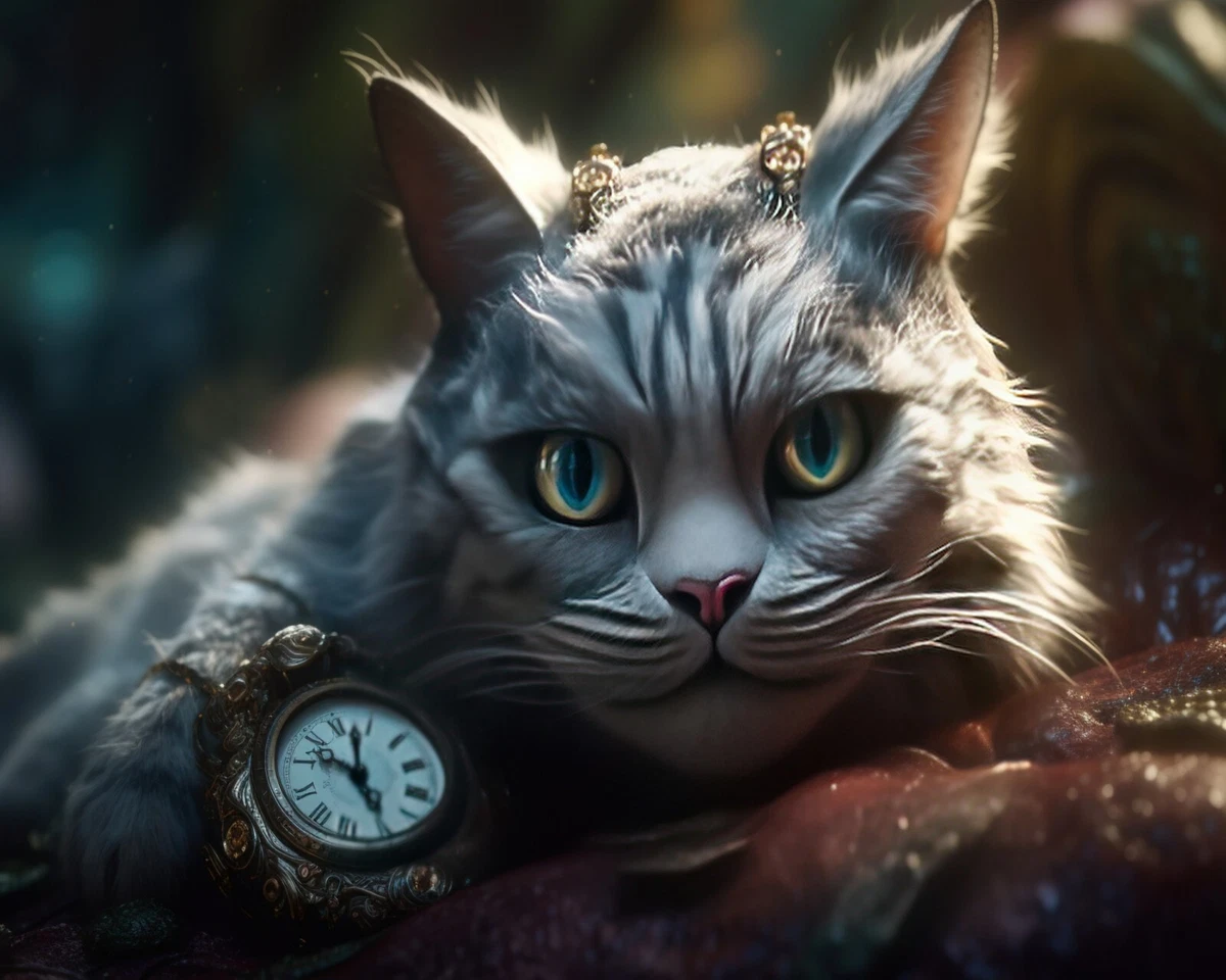 Alice In Wonderland Cat Sketches
