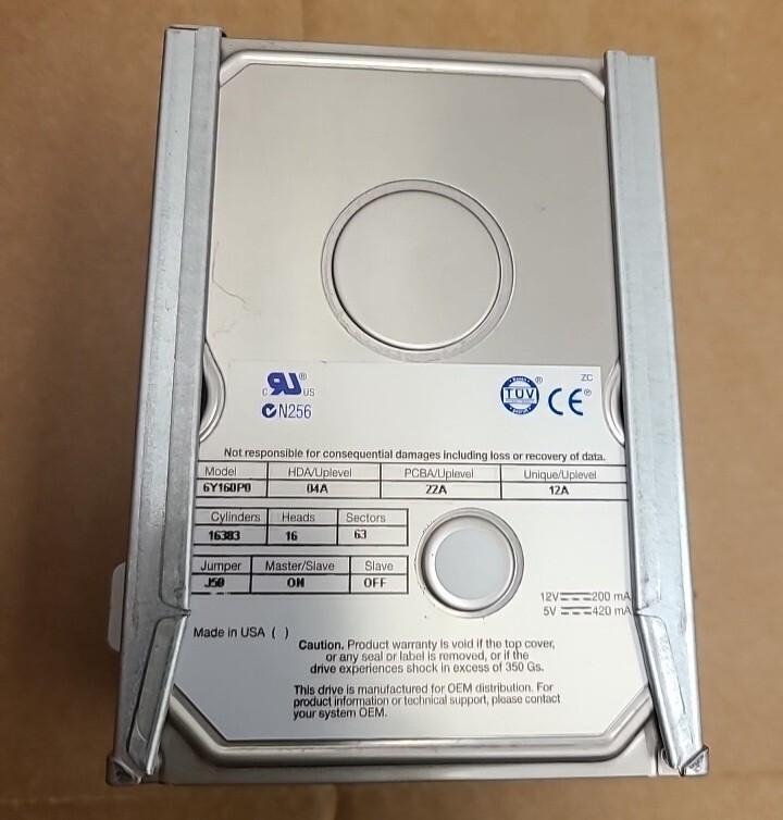 Hard Drive Maxtor Diamondmax Plus 9 6Y160P0 160GB As Is Hard Drive Set ...