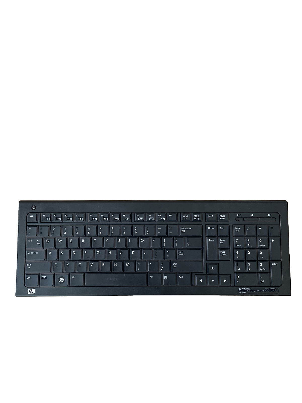 HP TouchSmart 2.4 GHz Wireless QWERTY Elite Keyboard RK713A for sale ...