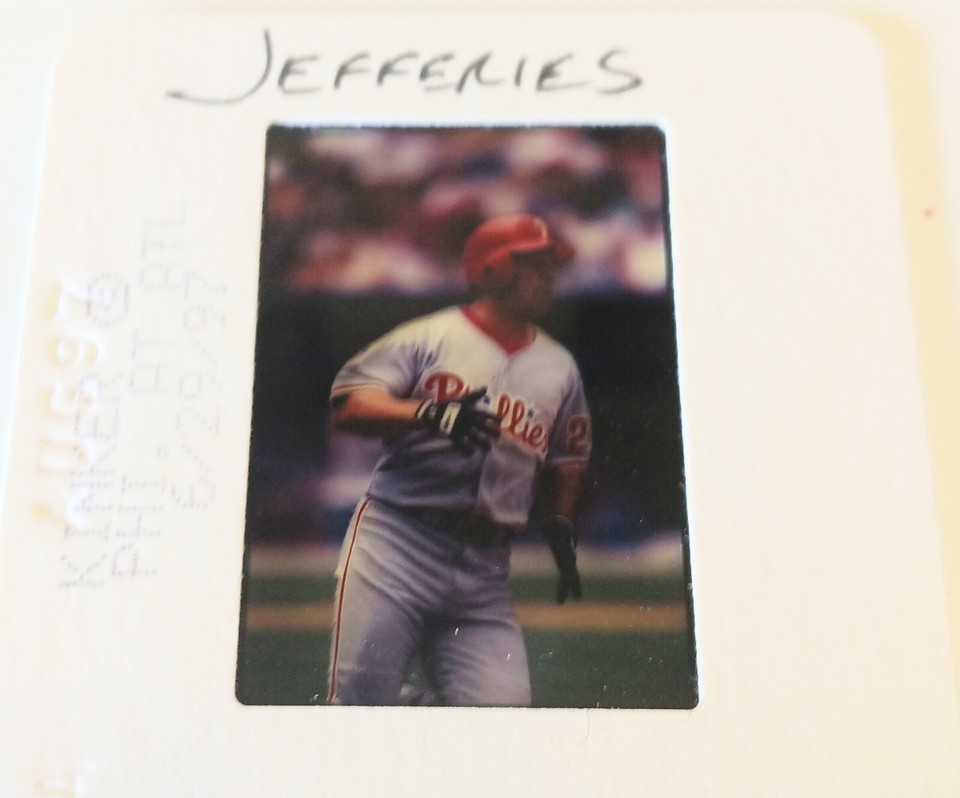 Lot of (32) ORIGINAL 1997 Greg Jefferies Philadelphia Phillies MLB 35mm ...
