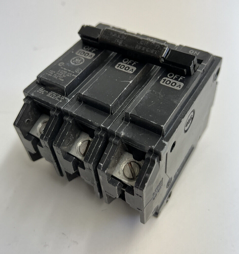 THQB32100 GE 100 Amp 240V 3 Pole Bolt On Circuit Breaker New | eBay