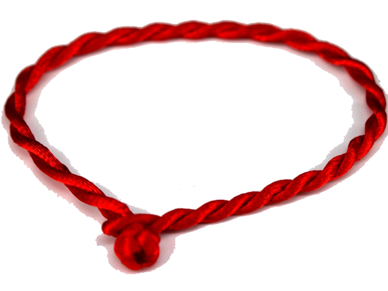 250 Braided Lucky Red String Twisted Rope Cord Bracelet 3mm Thick for ...