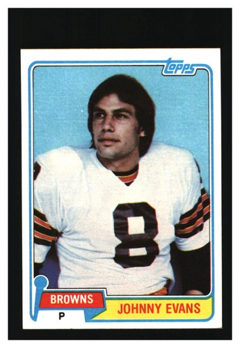 1981 Topps #129 Johnny Evans Cleveland Browns NM-MT | eBay