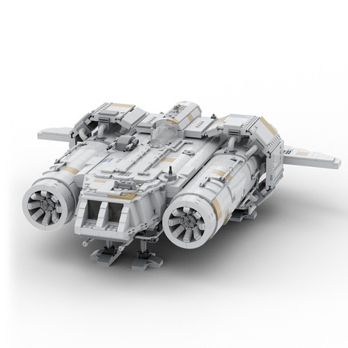 WTK-85A Interstellar Transport with Full Interior 2642 Pieces MOC Build ...