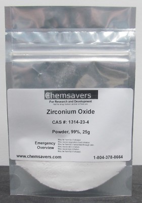 Zirconium Oxide, Powder, 99%, 25g | eBay