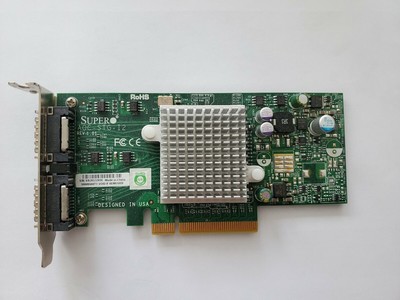 SuperMicro AOC-STG-I2 dual port 10Gb ethernet adapter CX4 PCI-e low ...