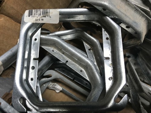 52C18 STEEL CITY 4" SQUARE 3/4" STEEL BOX SUPPORT COVER QTY of 2 | eBay