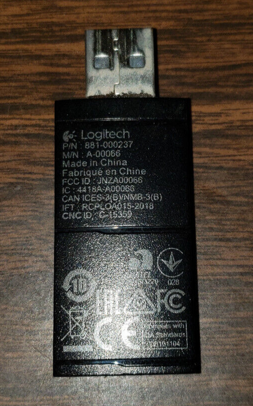 Genuine Original Logitech G933 USB Wireless Dongle Adapter 881-000237 ...