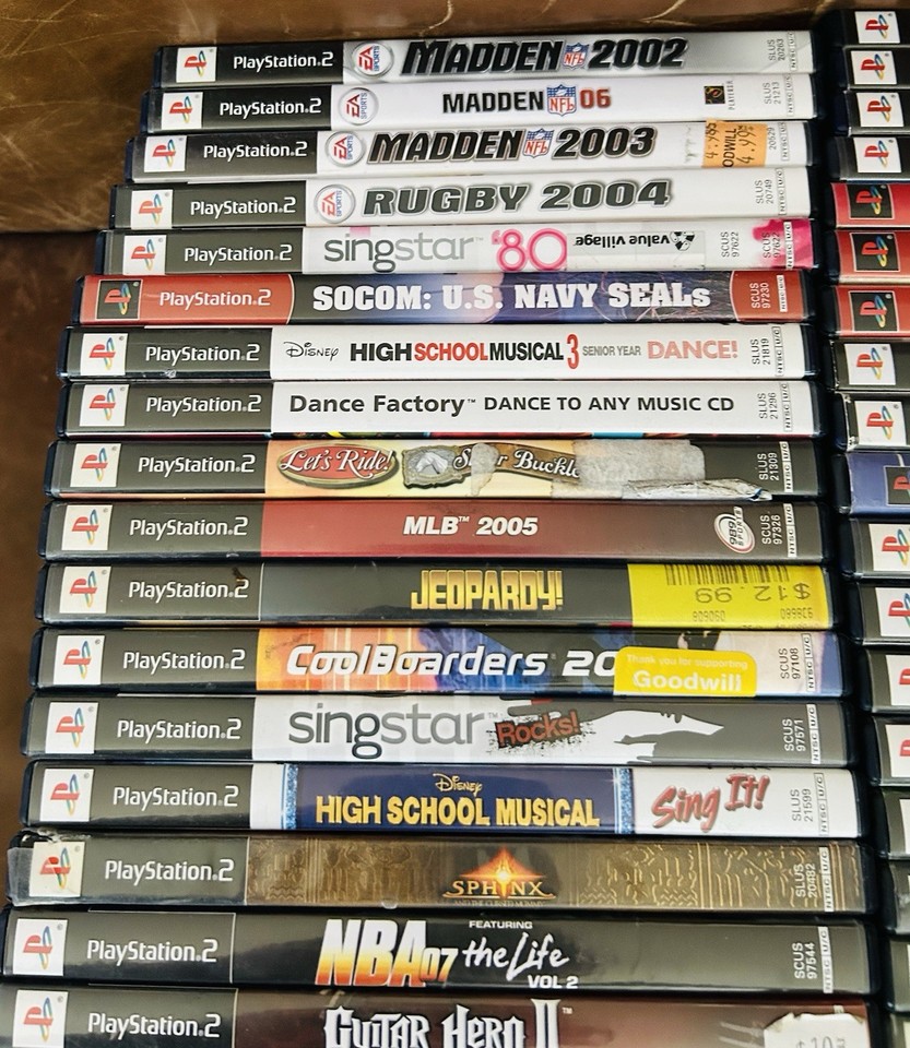 Lot Of 52 PS2 PlayStation 2 Games Various Titles Read Details | eBay