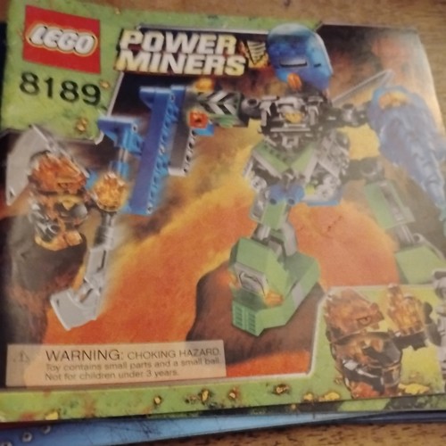 Lego Power Miners 8189 Instruction Manual Only Magma Mech | eBay