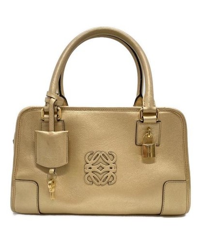 LOEWE Amazona 28 handbag/anagram/logo/crochet gold | eBay