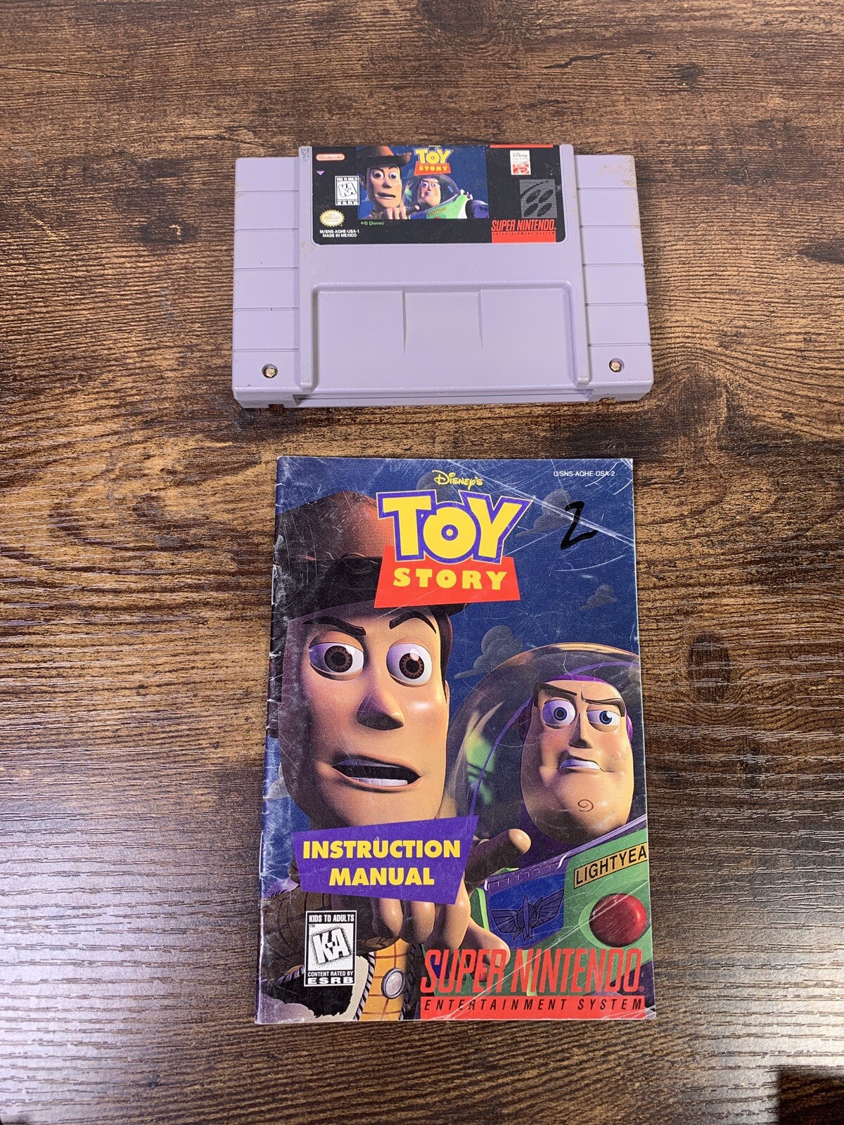 Disney's Toy Story Super Nintendo Authentic SNES Video Game Tested With ...