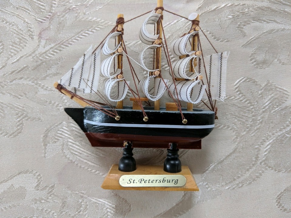 New Saint Sanct St. Petersburg Russia Hermitage Symbol Ship Model ...