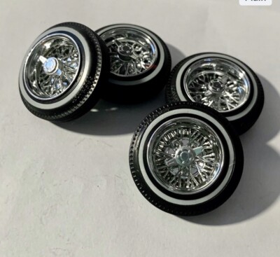 1:18 3d Printed 14" TrueSpoke Design Wire Wheel and "520" Style Tire ...