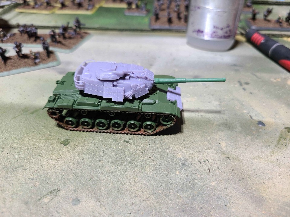 USMC 3d Printed M-60 ERA Turret/ Hull Armor with Stowage for Team ...