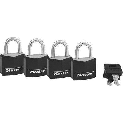 Master Lock 4Pk 1-3/16"Cvr A Padlock | eBay