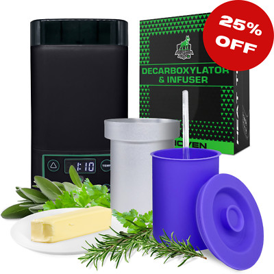 Decarboxylator and Infuser machine for making infused Herb butter oil ...