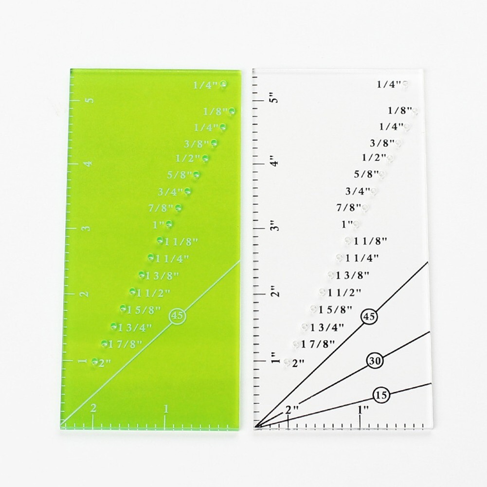 Reliable Acrylic For Quilting Ruler with Incremental Holes and Pivot ...