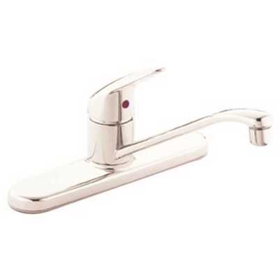 Single-Handle Kitchen Faucet without Spray Lead-Free in Chrome | eBay
