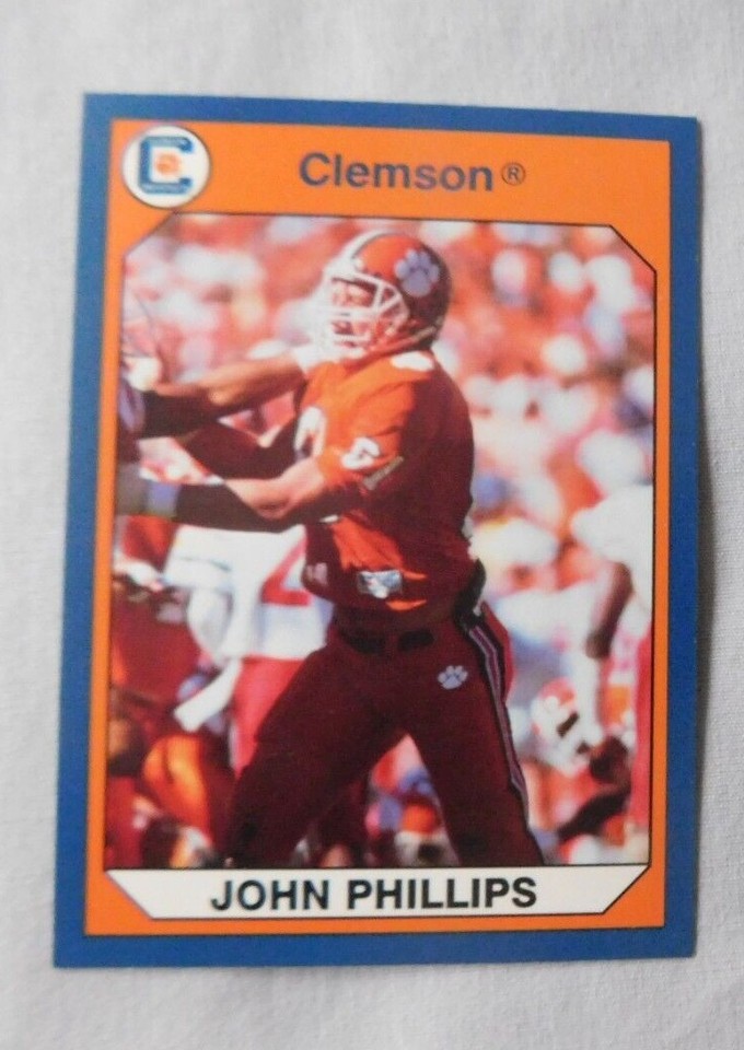 1990 Collegiate Collection Clemson Tigers Trading Card Pick one | eBay