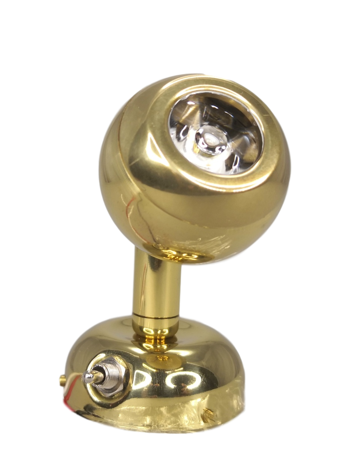 Pactrade Marine RV LED Swivel Brass Reading Light Interior Accessory | eBay