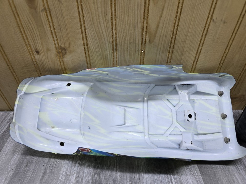 Traxxas Rustler Vxl 2wd Roller Slider Chassis 1/10 Rc Truck With Servo ...