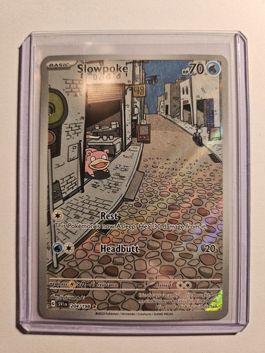 Slowpoke - 204/198 Full Art Illustration Rare Scarlet Violet Pokemon ...
