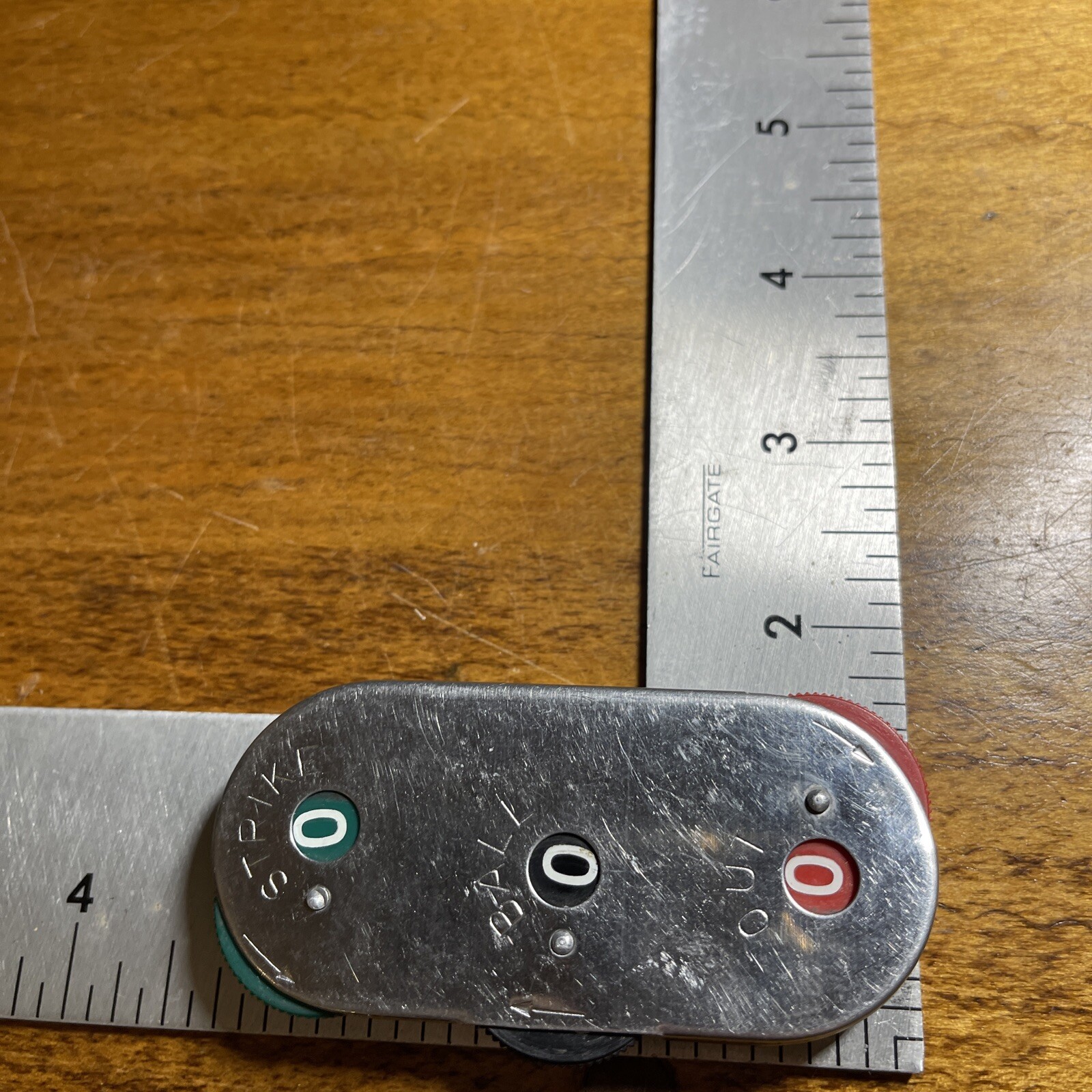 Vintage Baseball Umpire Counter Clicker Ball Strike Out Japan | eBay