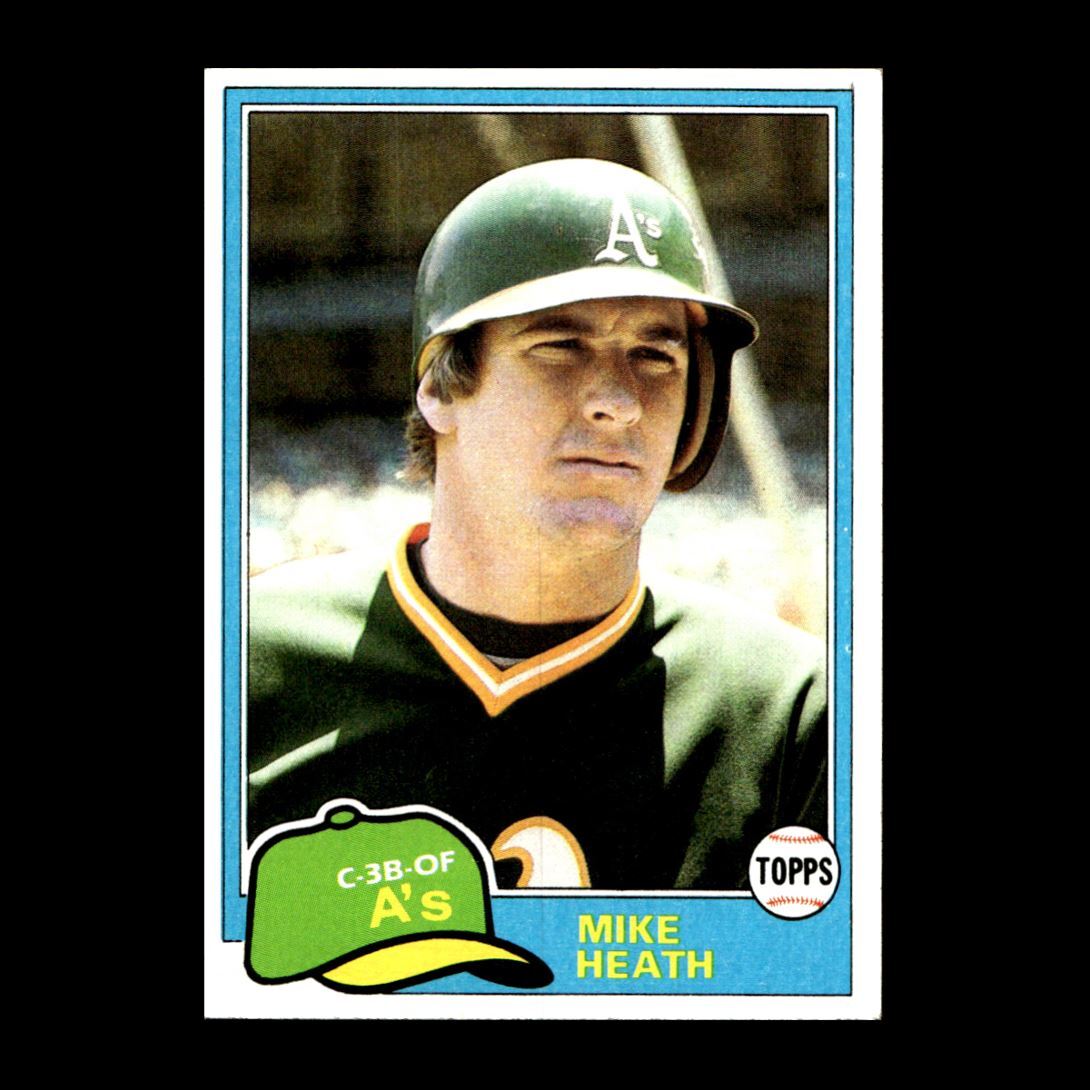 Mike Heath 1981 Topps Oakland Athletics #437 Nice! 1 | eBay