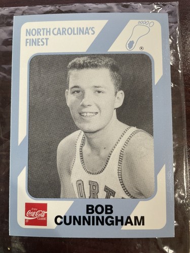 1989 Collegiate Collection/Coca-Cola North Carolina's Finest Bob Cunningham #123 | eBay