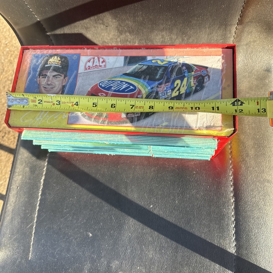 1995 MAC TOOLS Mini Metal Toolbox Jeff Gordon Hendrick Nascar Racing ...